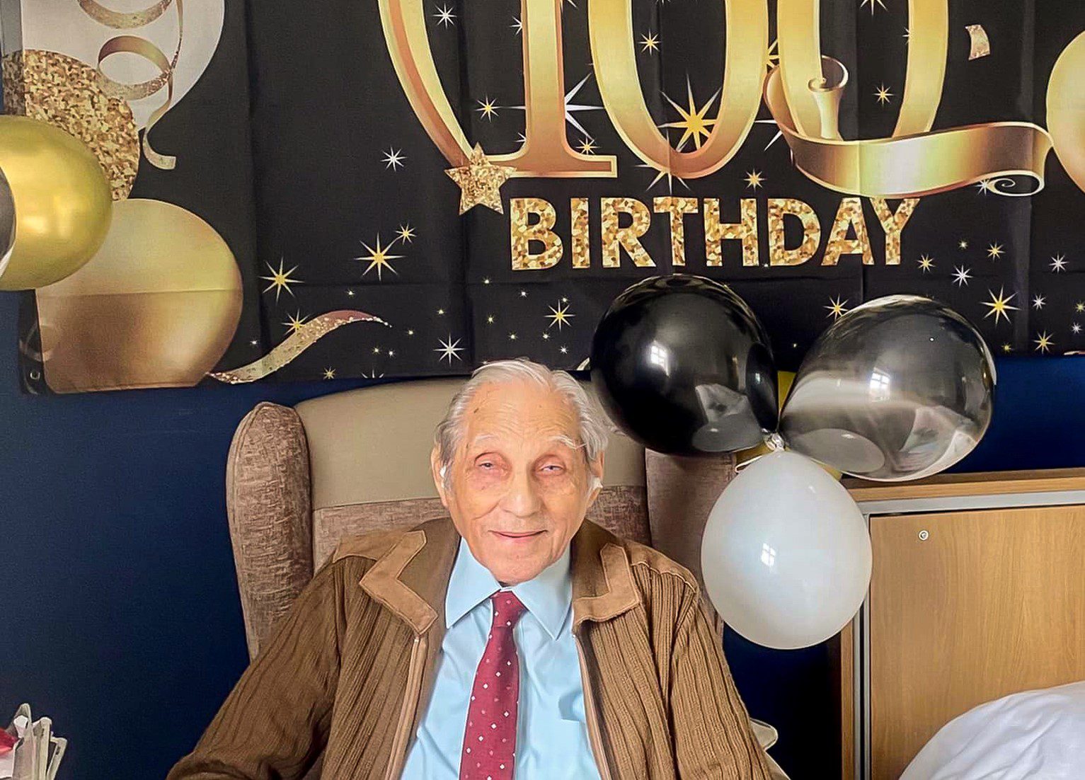 Centenarian Cedric celebrates landmark 100th birthday